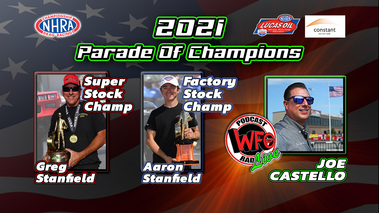 WFO Radio Motorsports Podcast Greg and Aaron Stanfield - 2021 NHRA ...