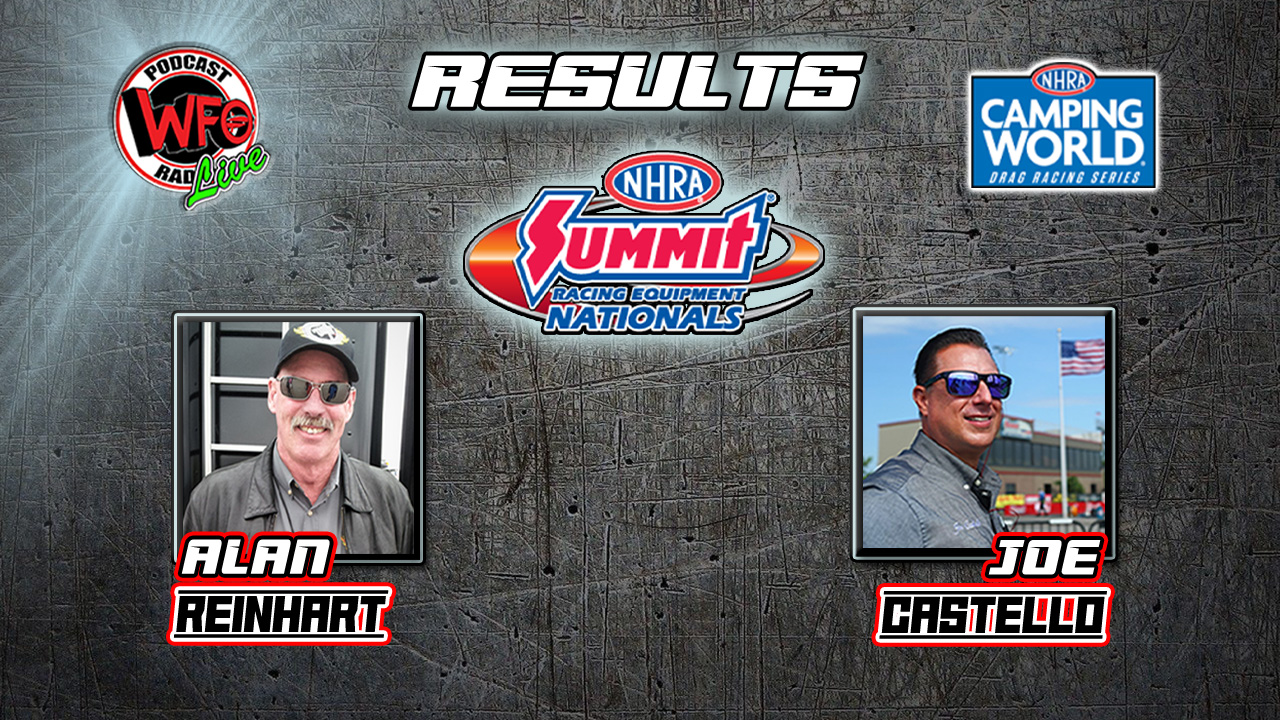 WFO Radio Motorsports Podcast Summit Racing Equipment NHRA Nationals ...