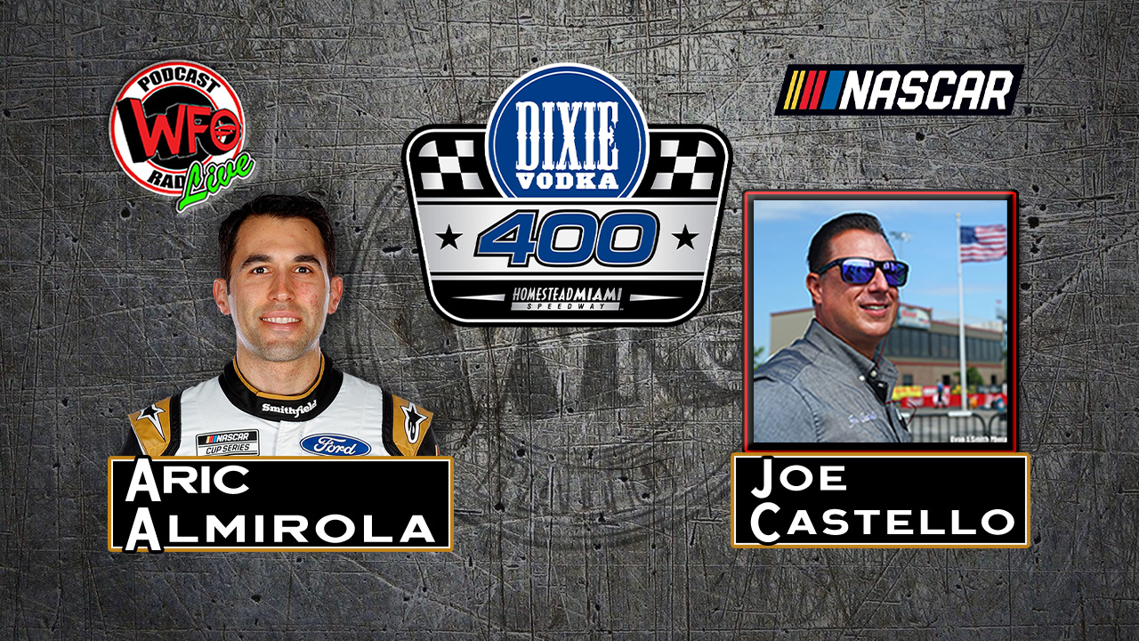 WFO Radio Motorsports Podcast Aric Almirola gets ready for the NASCAR ...