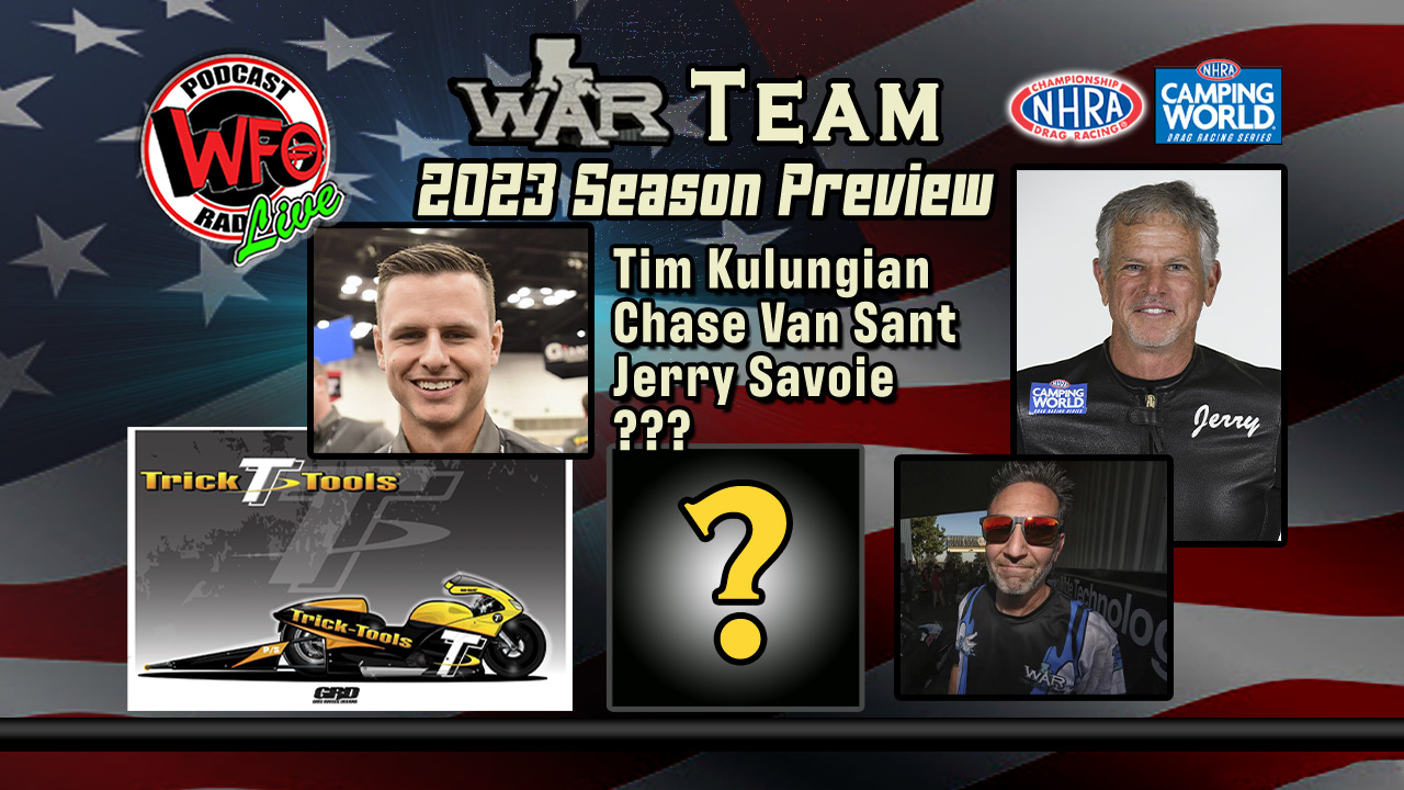 WFO Radio Motorsports Podcast It's WAR! White Alligator Racing 2023 ...