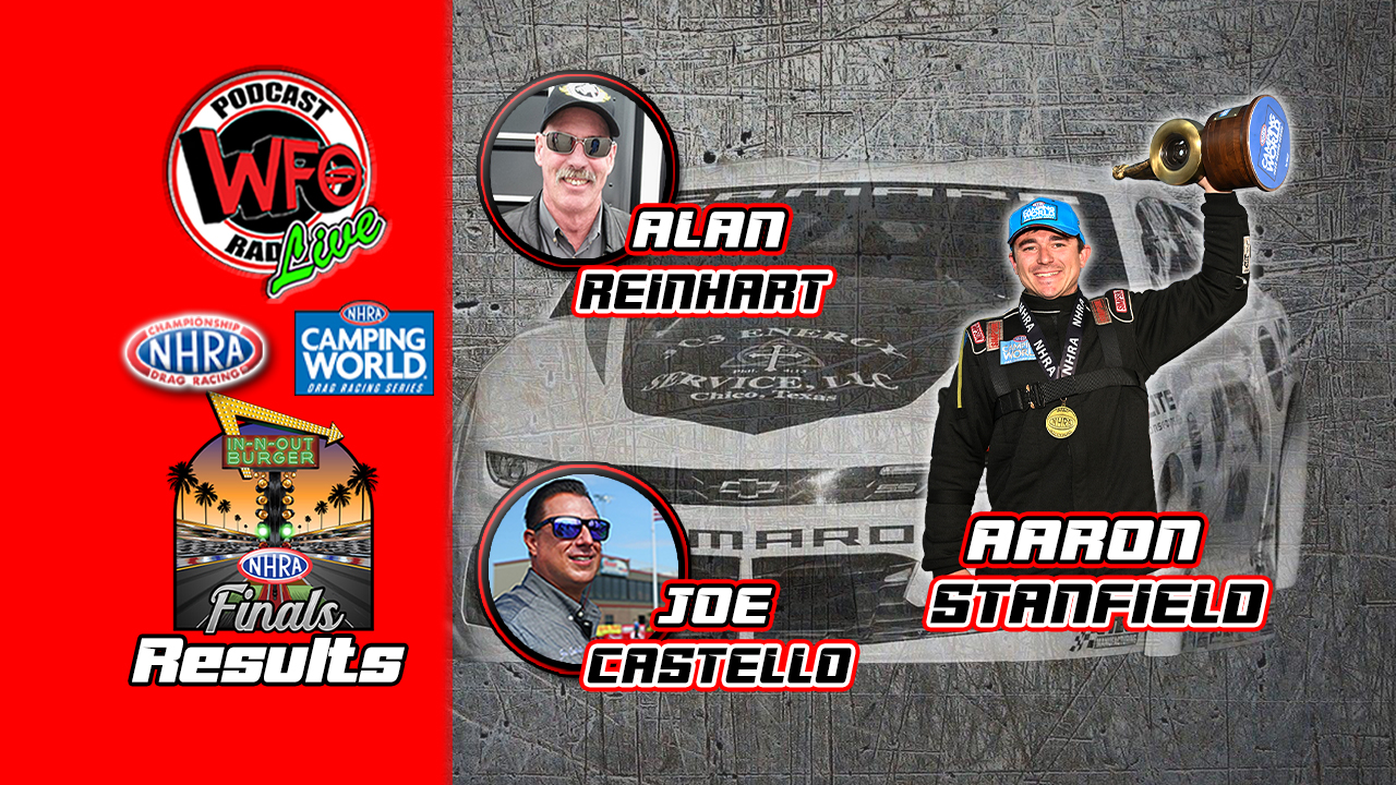 WFO Radio Motorsports Podcast Aaron Stanfield goes WFO! In-N-Out Burger ...